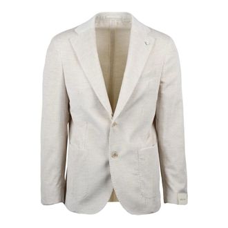 L.B.M. 1911 L.b.m. 1911, Homme, Vestes, Blanc, Taille: M Giacca in velluto