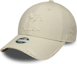 New Era Women MLB 9FORTY Distressed Cap New York Yankees beige