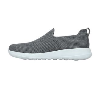 Skechers Mens Go Max-Athletic Air Mesh Slip on Walking Shoe, Charcoal Knit, 13 UK X-Wide