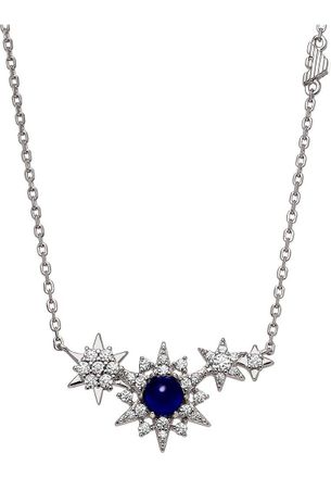 Emporio Armani Halskette f&uuml;r Damen, Sterlingsilber, EG3600040, L&auml;nge: 350 mm + 70 mm, Breite: 23,3 mm, Sterlingsilber, kein Edelstein, Length: 350mm + 70mm, Width: 2