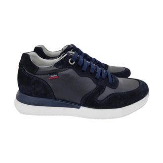 Callaghan Homme, Chaussures, Bleu, Taille: 45 EU Baskets en daim avec semelle en caoutchouc brevetée