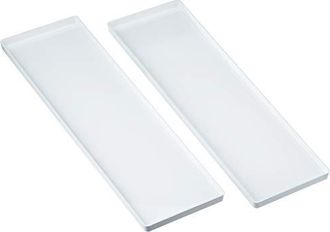 Silikomart | VGEL03 Silikon Instrumenten Set Produktpräsentation, Zusammenstellungsset 2 Silikonschalen, Farbe weiß, Easy Ice Cream, 119 x 395,5 mm, h 13 mm, Mad