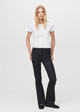Mango T-shirt logo en coton blanc - Femme - XXL - MANGO