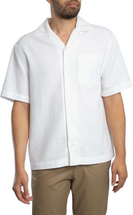 HUGO BOSS Exolino Kurzarmhemd, Wei&szlig;