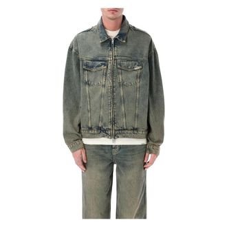 Represent R4 Denim Jacket - - Jackets - Herren - Blau - L