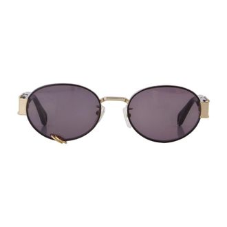 Zadig&Voltaire Womens Owew00181-005 Studded Metal Sunglasses Gold