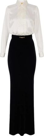 Elisabetta Franchi Robe Longuette - Femme - Robes - Multicolore - Taille: 44 FR