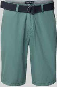 Petrol Industries Regular Fit Chino Shorts mit G&uuml;rtel und Eingrifftaschen