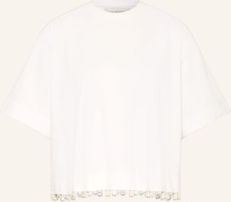 Sportmax Sportmax T-Shirt Mit Schmuckperlen weiss