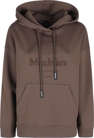 Max Mara Femme, Sweatshirts et sweats &agrave; capuche, Brun, Taille: 40 FR Andrea SweaT-shirt