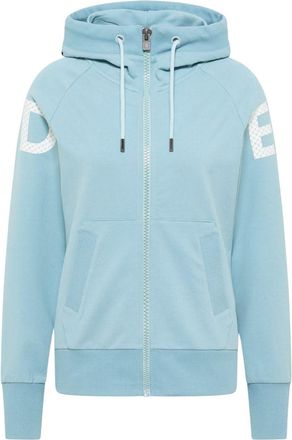 Elbsand Kalea Damen Sweatjacke, Kapuze, Kängurutasche, Slim fit (DE/NL/SE/PL, Alphanumerisch, M, Regular, Regular, Cameo)