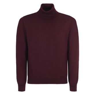Tagliatore Rollkragenpullover - - Knitwear - Herren - Rot - 2XL