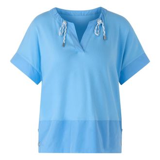 Marc Cain L&auml;ssiges T-Shirt - - Tops - Damen - Blau - S