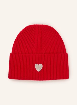 Darling Harbour Darling Harbour M&uuml;tze Mit Cashmere rot