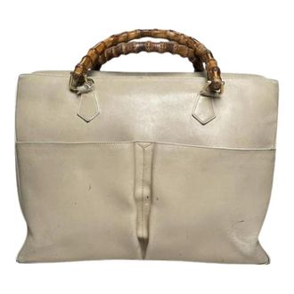 Gucci Pre-owned Lederhandtasche - - Pre-owned - Damen - Beige - ONE SIZE
