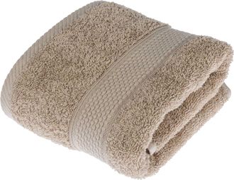 Homescapes Flauschiges Premium Frottee Handtuch ca. 50 x 90 cm aus 100% Reiner Baumwolle, beige