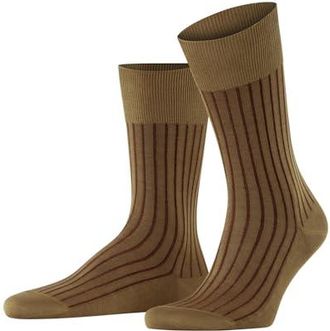 Falke Shadow M So Coton Fantaisie Chaussettes, Jaune Old Brass 1220, 41-42 Homme