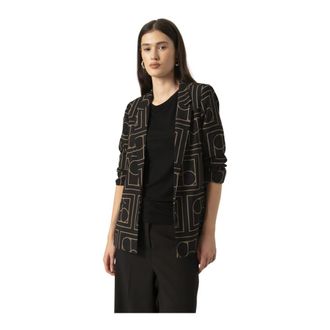 Soaked In Luxury SLShirley Printed Blazer - - Jackets - Damen - Mehrfarbig - S