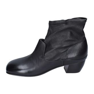 Moma Moma, Femme, Chaussures, Noir, Taille: 37 1/2 EU Bottines en cuir