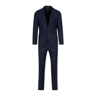 Tagliatore Pinstripe Tailored Suit - - Suits - Herren - Blau - XL