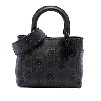 Dior Sac &agrave; main Pre-owned Lady Dior - Femme - Pre-owned - Noir - Taille: ONE Size