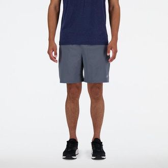 New Balance Homme Sport Essential Short 7 en Gris, Polytiss&eacute;, Taille XL