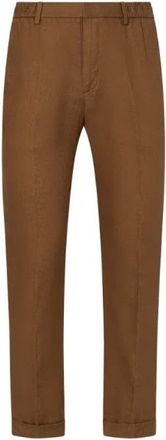 Liu Jo Homme, Pantalons, Brun, Taille: XS Straight Pantalons