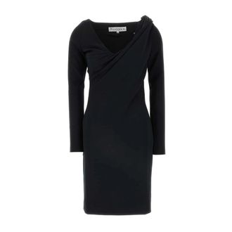 J.W.Anderson Schwarzes Kleid aus Stretch-Polyestergemisch - - Dresses - Damen - Schwarzk - XS