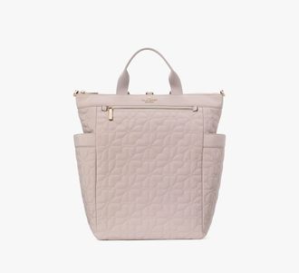 Kate Spade New York Spade Flower Rucksack Aus Nylon Mit Steppmuster, Wandelbar