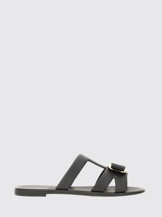 Ferragamo Mules plates New Vara en PVC avec naud iconique et talon bas