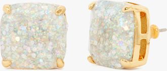 Kate Spade New York Kate Spade Ohrstecker, Quadratisch, Klein f&uuml;r Frauen in Opalglitzer