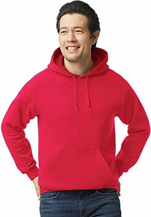 Gildan Fleece Hoodie Sweatshirt, Style G18500, Multipack Capuche, Rouge, S Homme
