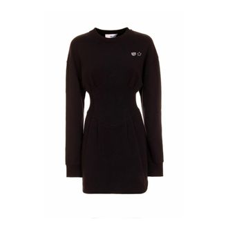 Chiara Ferragni Pullover Schwarz - - Dresses - Damen - Schwarzk - XS