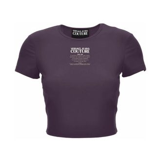 Versace Jeans Couture T-Shirt - - Tops - Damen - Lila - XS