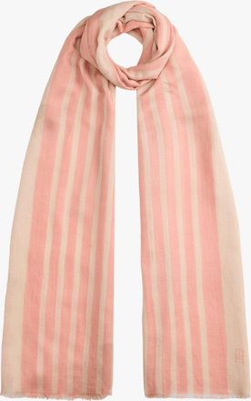 Tommy Hilfiger Foulard ray&eacute; en coton m&eacute;lang&eacute;
