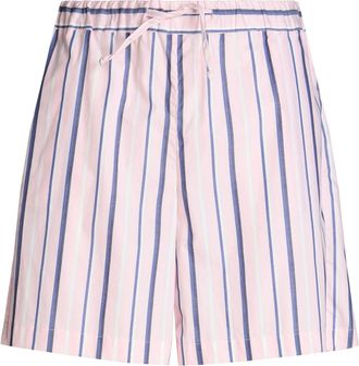 8 by YOOX COTTON WIDE LEG SHORTS