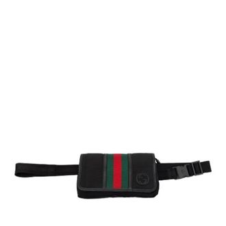 Gucci Pre-owned Nylon Belt Bag - - Pre-owned - Damen - Schwarzk - ONE SIZE