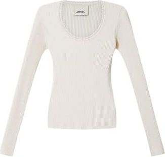 Isabel Marant Pull Selenie en fine maille de soie et coton