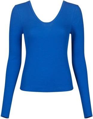 Topshop Top Wendy c&ocirc;tel&eacute; en coton m&eacute;lang&eacute;