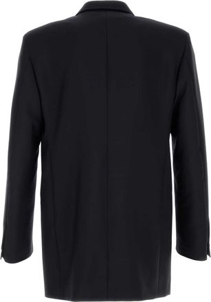 Jil Sander Virgin Wool Blend Blazer - Black