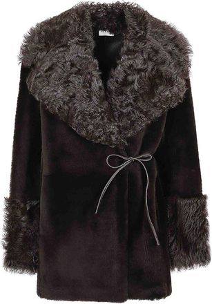 P.A.R.O.S.H. P. A.R. O.S. H. Kurzer Mantel - Braun