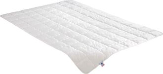 Irisette Steppbett Wasch-Seide - Produziert in Deutschland - Steppbett aus 60% Wildseide, 40% Baumwolle, inkl. Aufbewahrungstasche, 135 x 200 cm, Öko-Tex Zerti