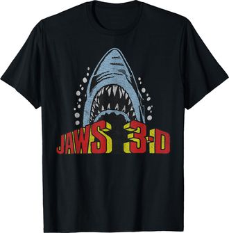 Jaws Retro 3D Poster T-Shirt