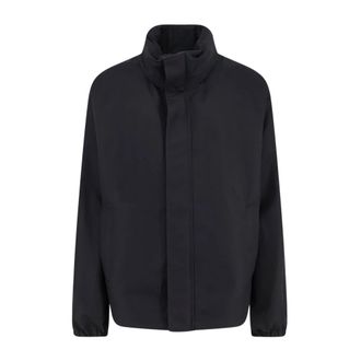 Gucci Kompakte Canvas-Jacke aus Baumwolle mit Rei&szlig;verschluss - - Jackets - Herren - Schwarzk - S