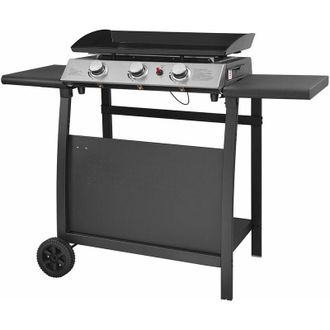 Happy Garden Happy Garden - Plancha au gaz s&eacute;ville - 3 br&ucirc;leurs 7,5kW + chariot