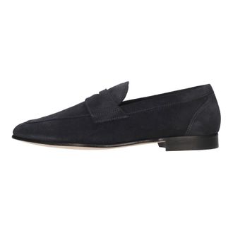 Rolando Sturlini Velucalf Notte Loafers - - Shoes - Herren - Blau - 45 EU