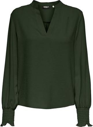 Only Onlmette Ls Smock Top Noos WVN à col en V Blouse, Sac fourre-Tout, XS Femme