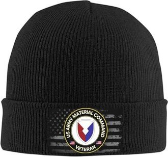 Generic Commandement du Matériel des Anciens Combattants des États-Unis Femme Homme Bonnets Tricoté Épais Bonnet De Trawler Chaud Bonnet De Pêcheur pour Sport