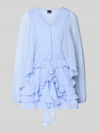 Gina Tricot Minikleid mit R&uuml;schenbesatz