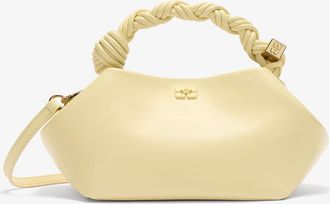 Ganni Kleine Bou-Tasche in Gelb